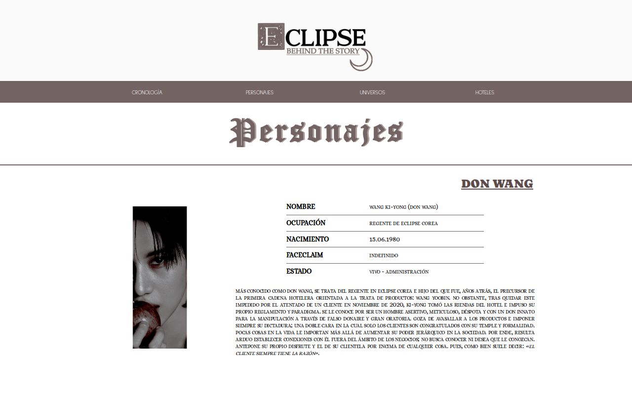 Cronología Eclipse.